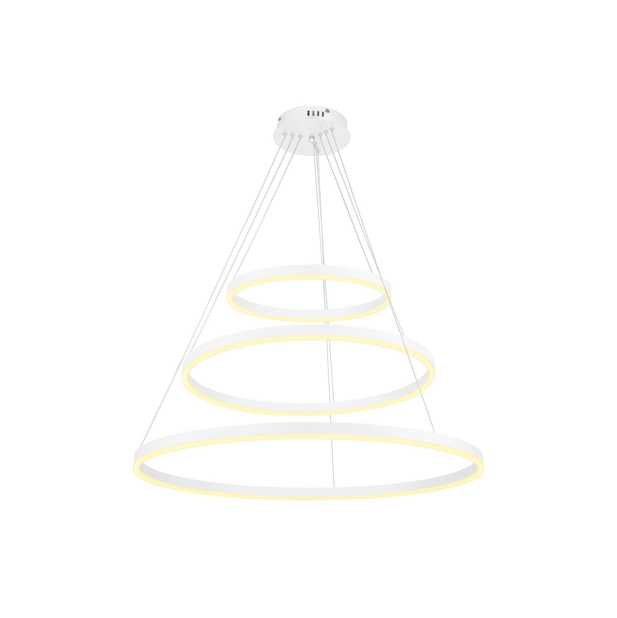 Lustre Pendente Cosmos Led 3000k 113w Ø80,ø60,ø40cm Bivolt - Gmh ...