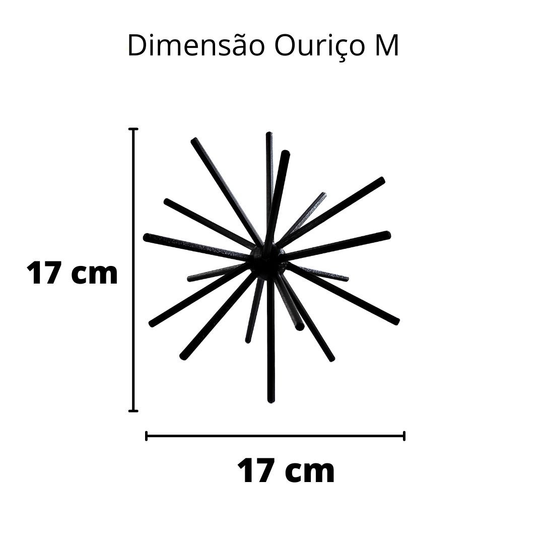 Ouriço Decorativo M - 17 Cm Altura - Estatueta - Decoração -Toque 3D ...