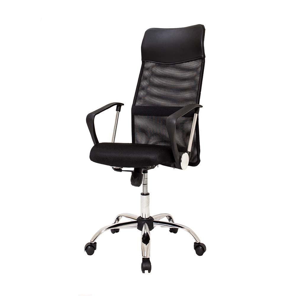 Cadeira De Escritório Presidente Executiva Para 120 Kg Preto | MadeiraMadeira