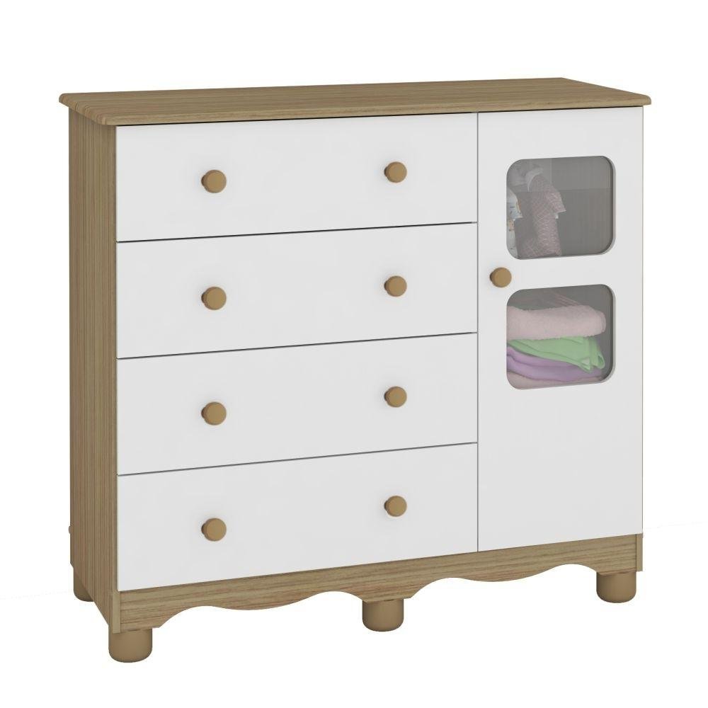 Cômoda Uli 1Pt Peroba | MadeiraMadeira