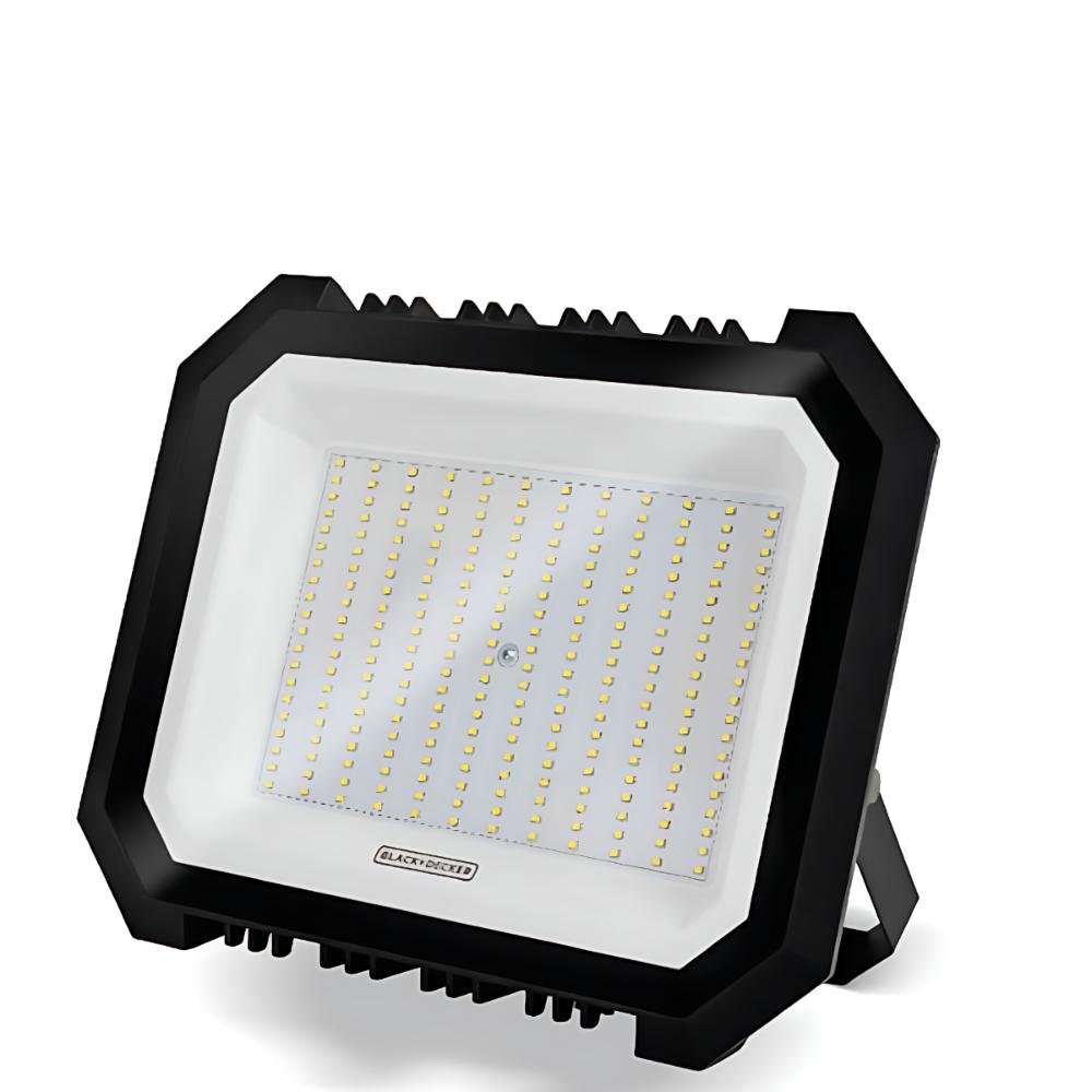 Refletor Led Pro 100-240v 6500k 300w 8000 Lúmens Ip65 Black+decker ...