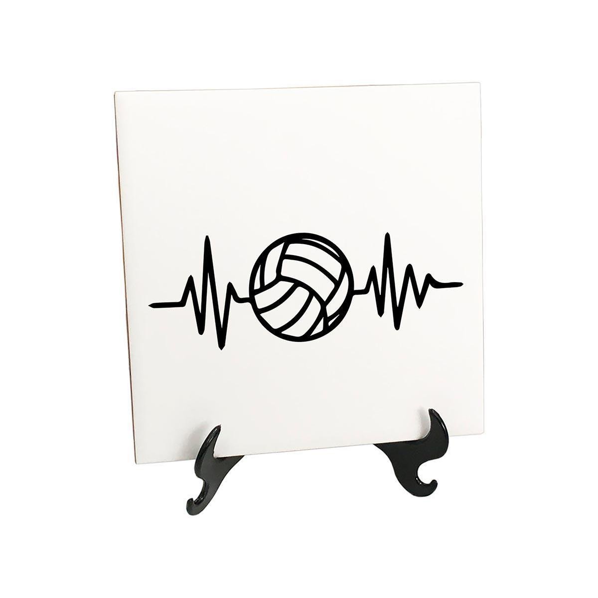Quadro Azulejo Vôlei É Vida Amor Por Voleibol | MadeiraMadeira