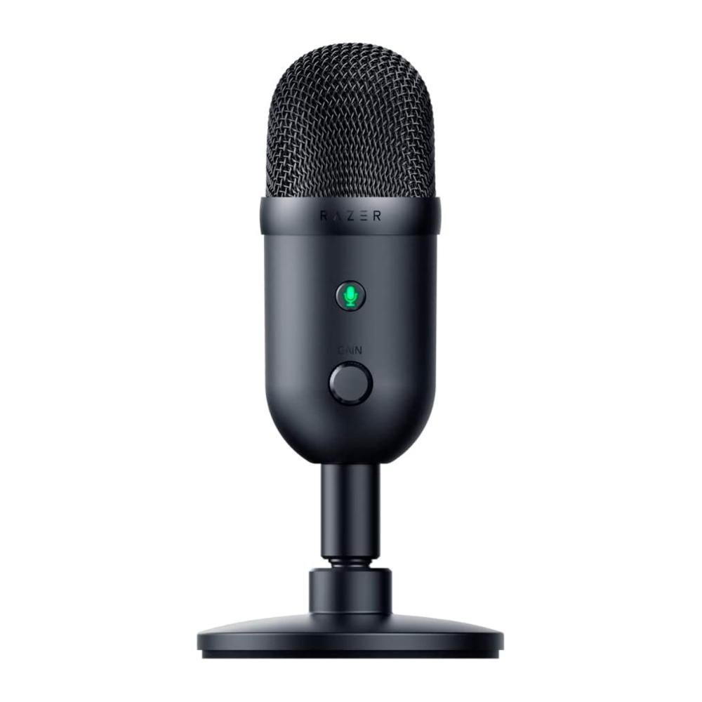 Microfone Razer Seiren V2 X - Pedestal Ajustável - USB - Controles ...