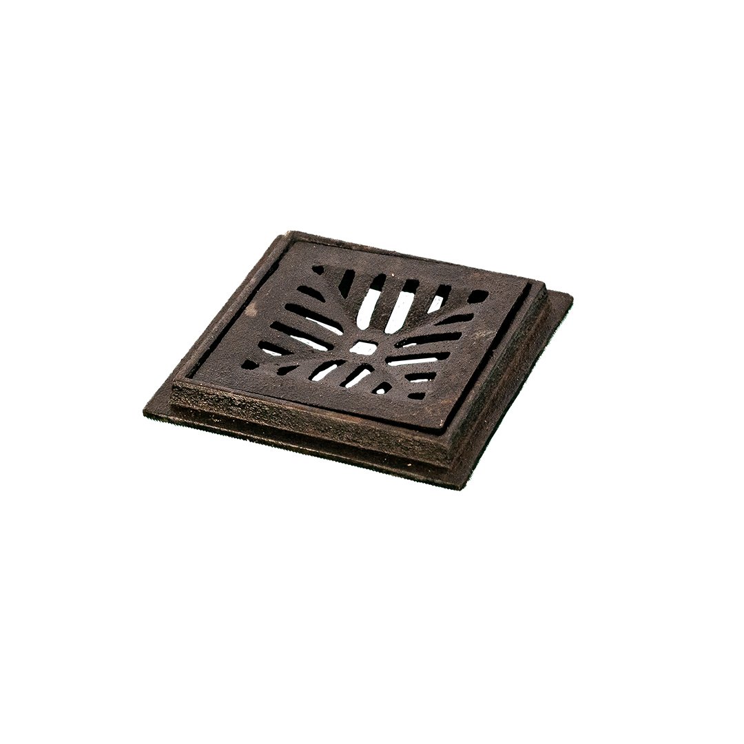 Ralo Com Caixilho Em Ferro Fundido 30x30 Pronto Artes | MadeiraMadeira