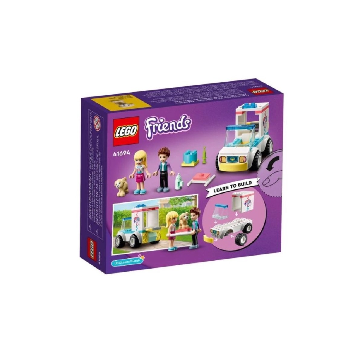Lego Friends 41694 Ambulancia da Clinica Veterinaria 54 pcs ...