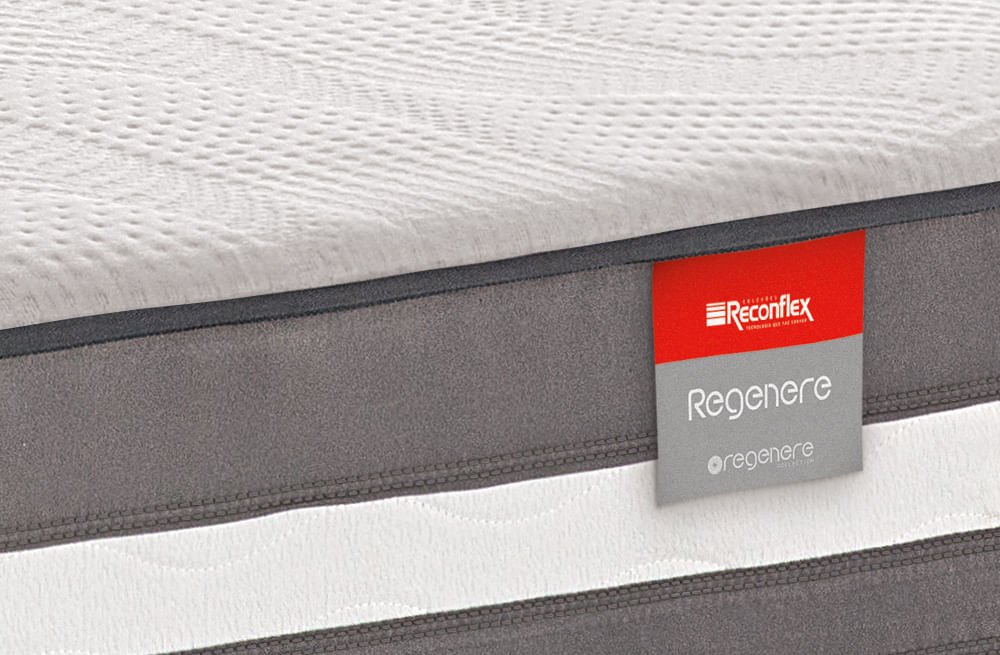 Colchão Queen Espuma Regenere 158x198x30 Reconflex | MadeiraMadeira
