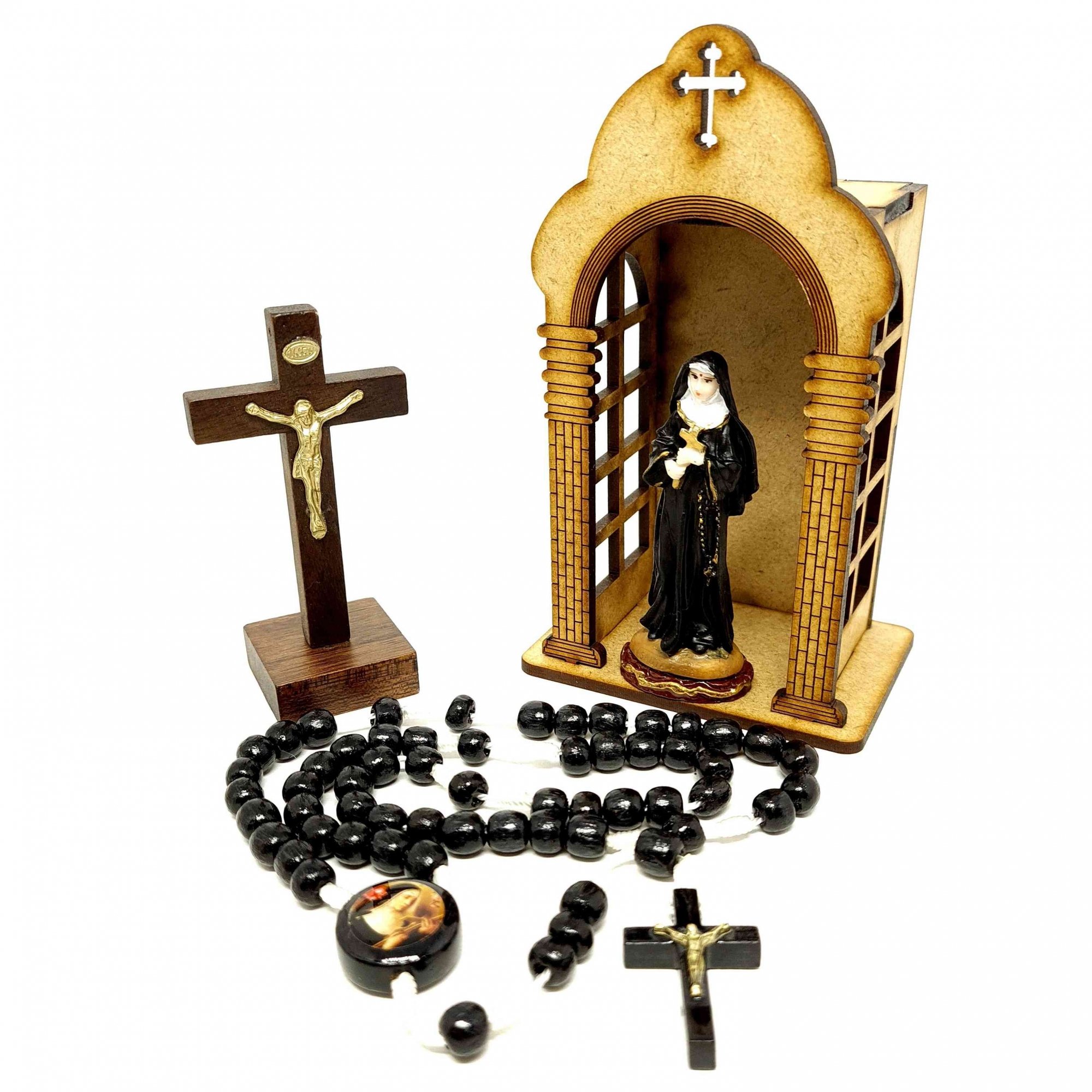 Kit Oratório Santa Rita MINI | MadeiraMadeira