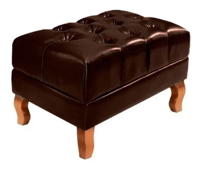 Puff Banqueta Chest Elisabeth Design Clássico | MadeiraMadeira