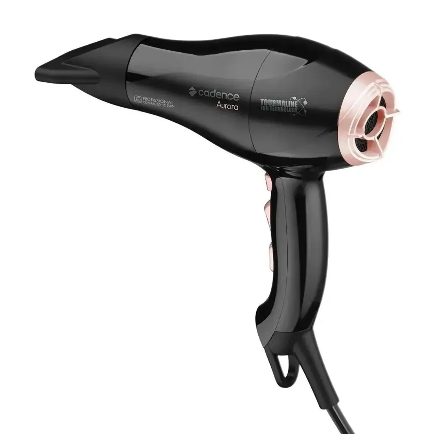 Secador de Cabelo Cadence Aurora 127V Preto | MadeiraMadeira
