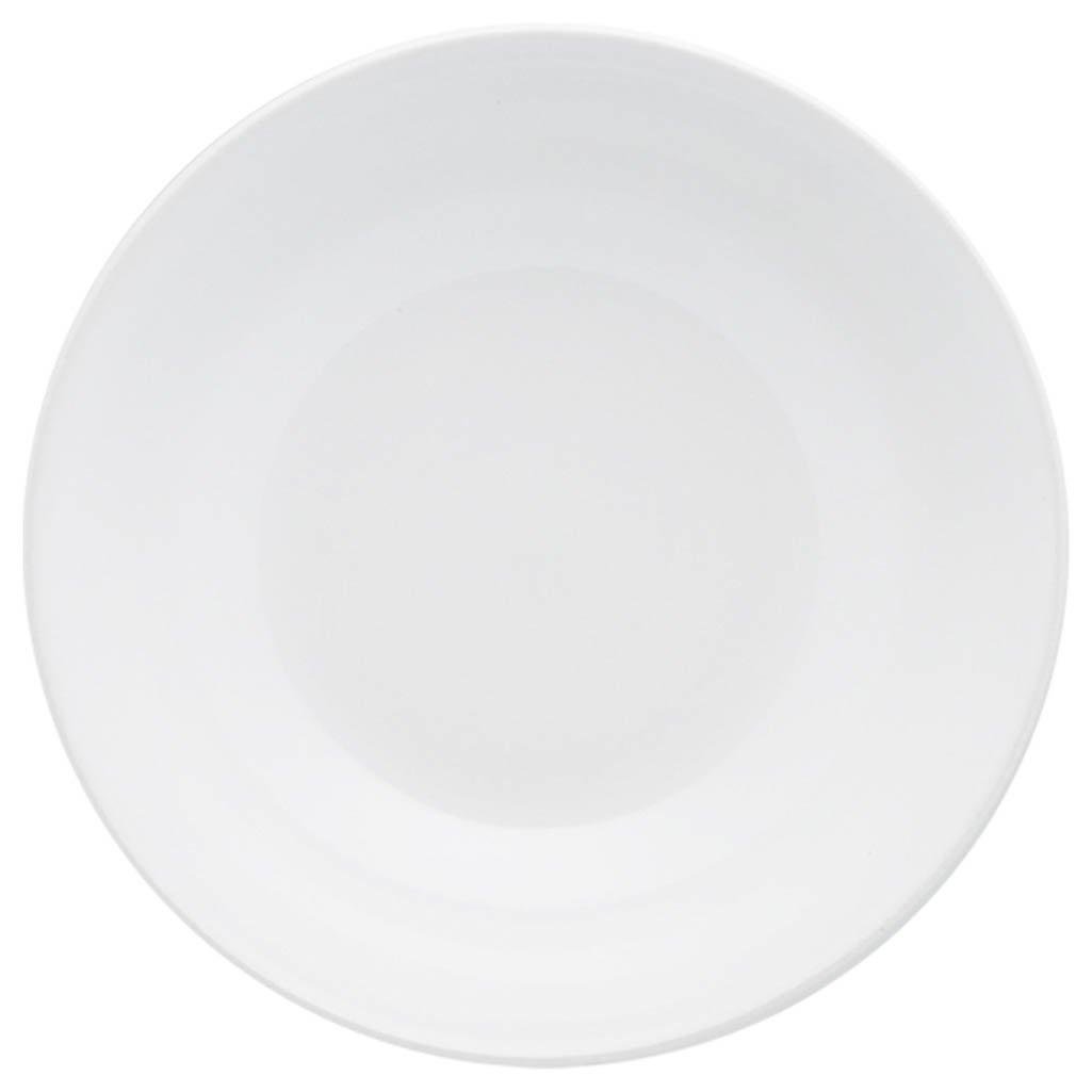 Prato Fundo Unni White Oxford Cerâmica 20,5Cm | MadeiraMadeira