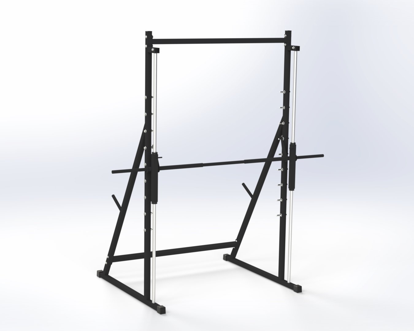 Barra Guiada Smith Móvel - Agachamento Standard Bettapro | MadeiraMadeira