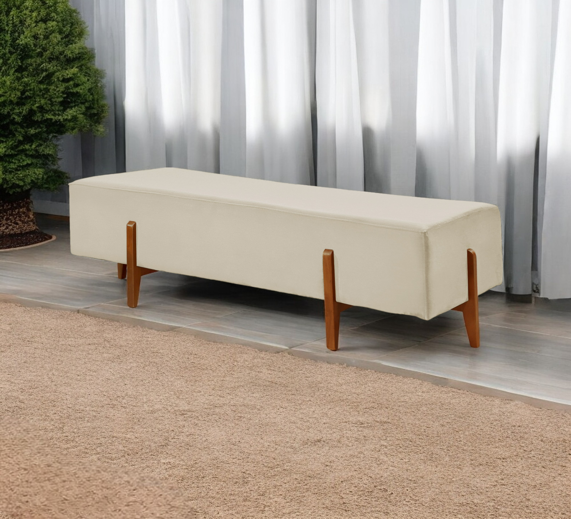 Recamier Luxo Madeira Maciça Zurik | MadeiraMadeira