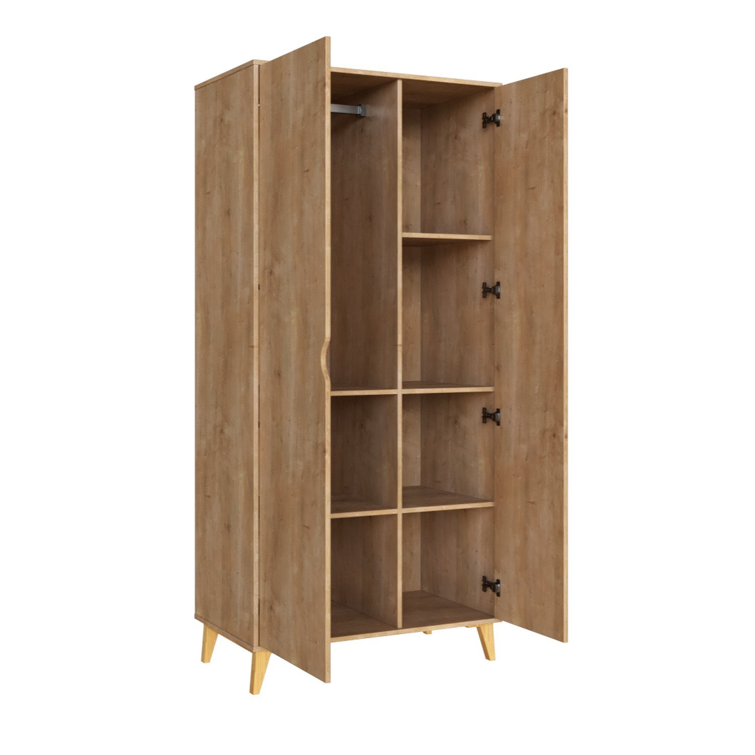 Guarda-roupa 2 Portas com Cabide Puma | MadeiraMadeira