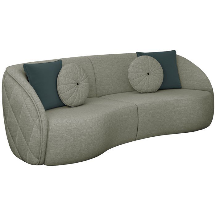 Sofa 4 Lugares 318 cm Passion Linho TCE 1026 Moll | MadeiraMadeira