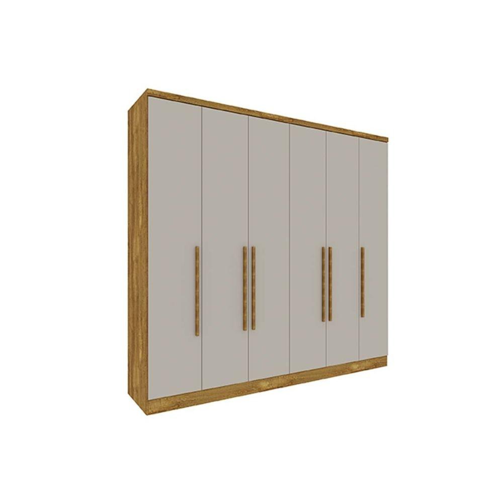 Guarda Roupa Casal Veneza c/ 6 Portas e 4 Gavetas Branco/Neve - Tcil Móveis | MadeiraMadeira