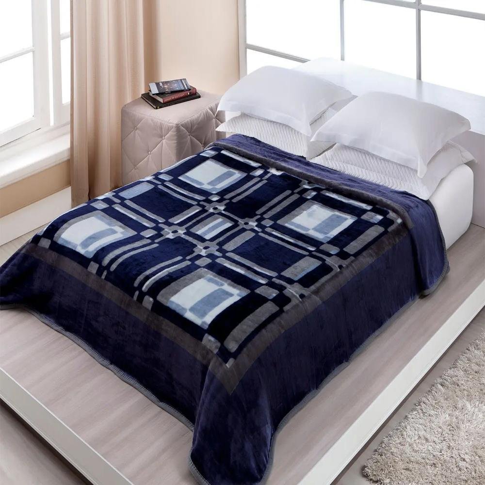 Cobertor Casal Corttex Delphi 1,80m X 2,20m 420g Poliéster | MadeiraMadeira