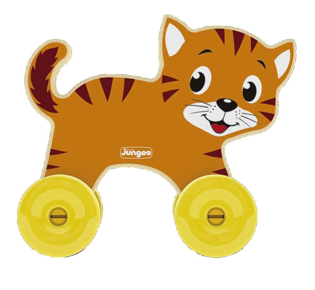 Baby Roller Brinque e Leia para Bebês com Rodinha Tigre - Ref 85016 | MadeiraMadeira