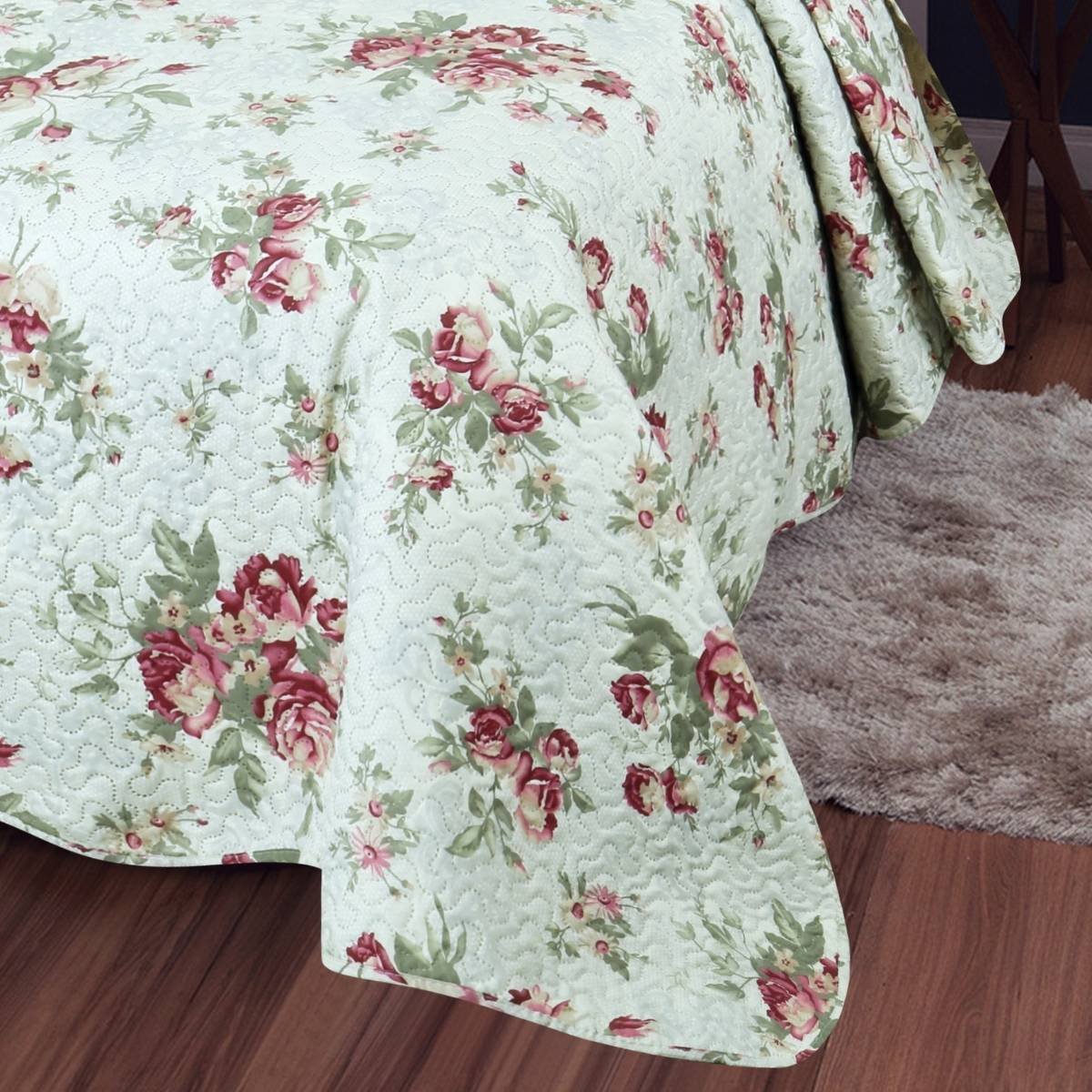 Kit Cobre Leito Queen Dyuri + 2 Porta Travesseiros blumenau Jolitex ...