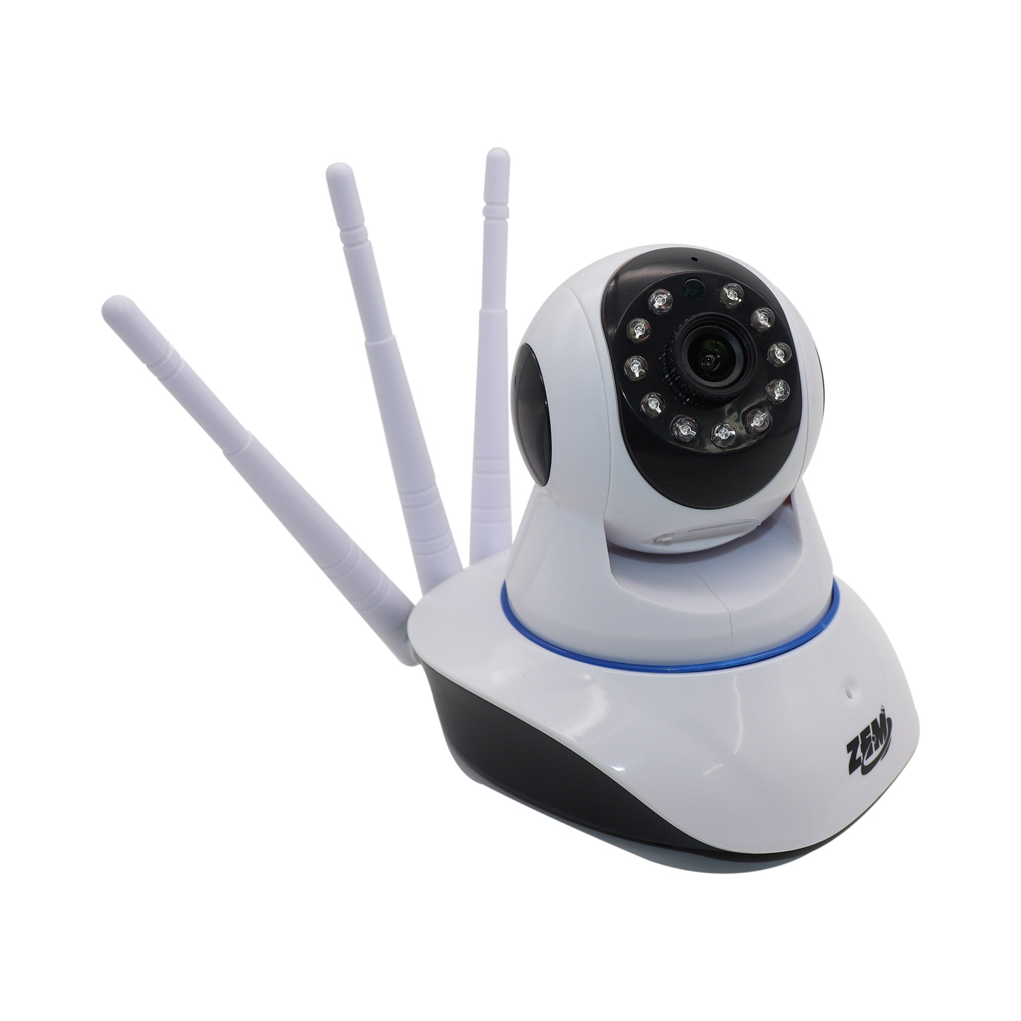 Câmera IP 3 Antenas Wi-Fi Wireless Visão Noturna | MadeiraMadeira