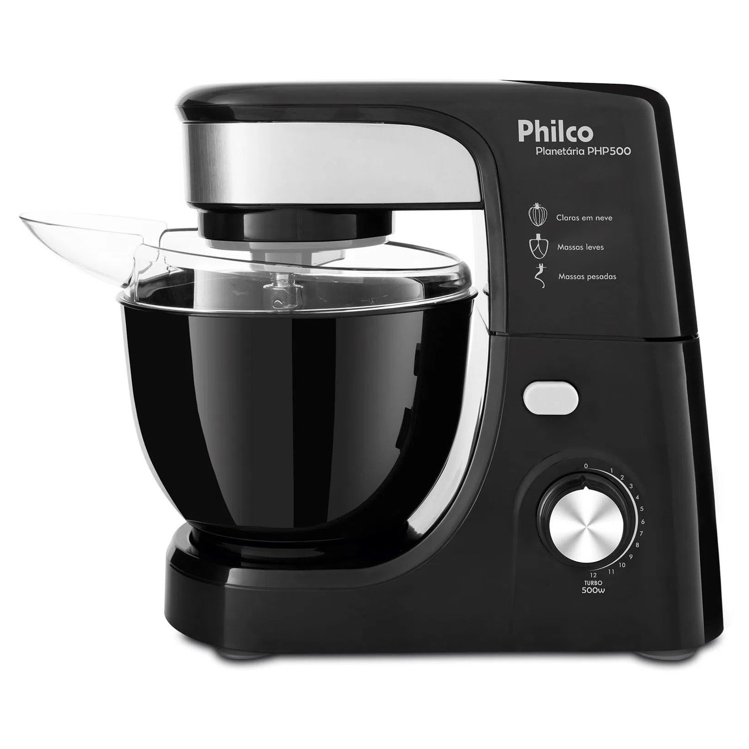 Batedeira Planetária C/ Pedestal Philco Turbo Php500 220 v - Preto | MadeiraMadeira