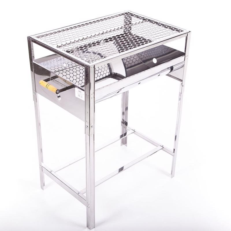 Churrasqueira Inox Mega com Pé Removível n°4 Queiroz | MadeiraMadeira