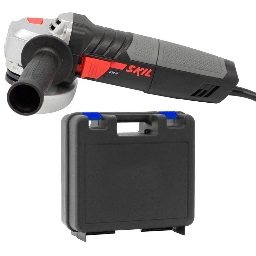 Esmerilhadeira Angular 4.1/2 POL 830W 9004 SKIL com 3 Discos de Corte e ...