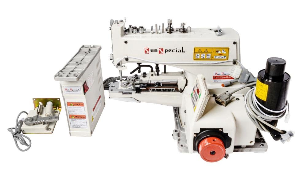 Máquina Costura Industrial Botoneira Direct Drive ss1377d-h-ss-su 220v ...
