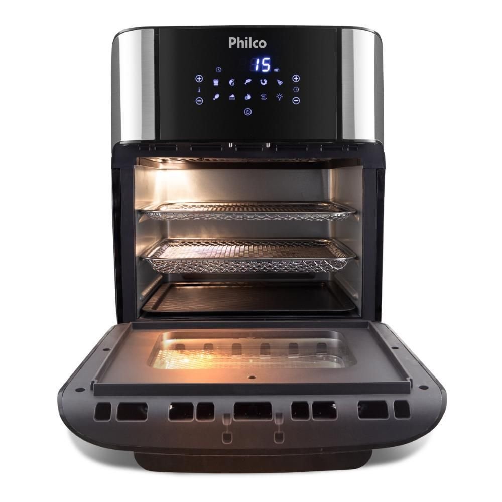Fritadeira Air Fryer Oven Philco 12 Litros 4 em 1 Preto Pfr2200p - 220v ...