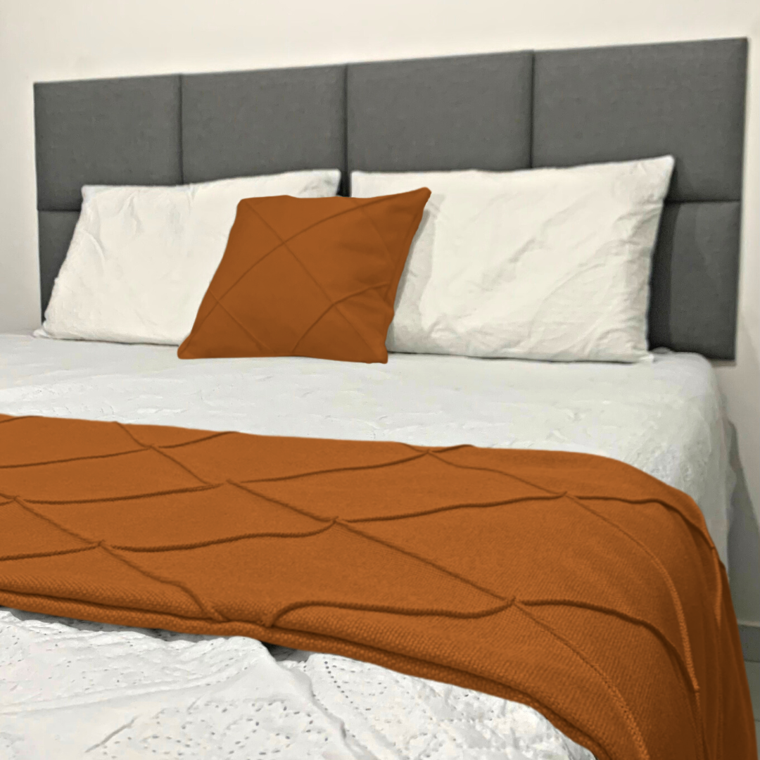 Peseira drapeada requintada - Tecido Linho Wolf:Glacial | MadeiraMadeira