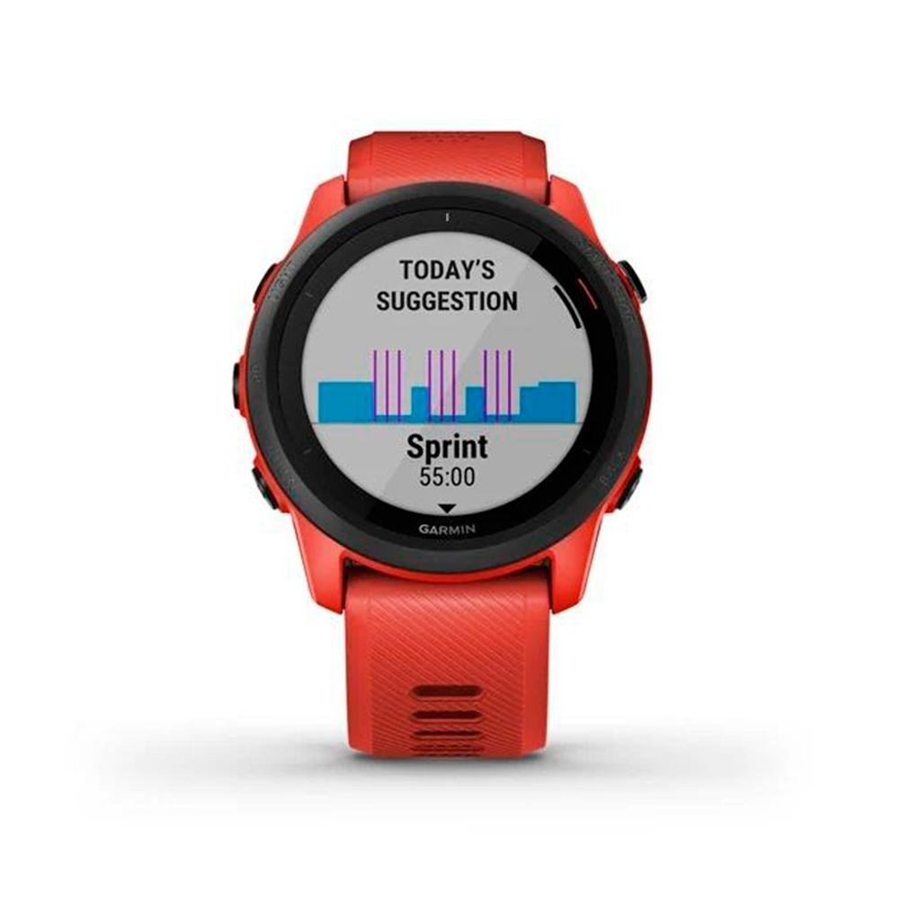 Relógio Smartwatch Garmin Forerunner 745 Music GPS Vermelho ...