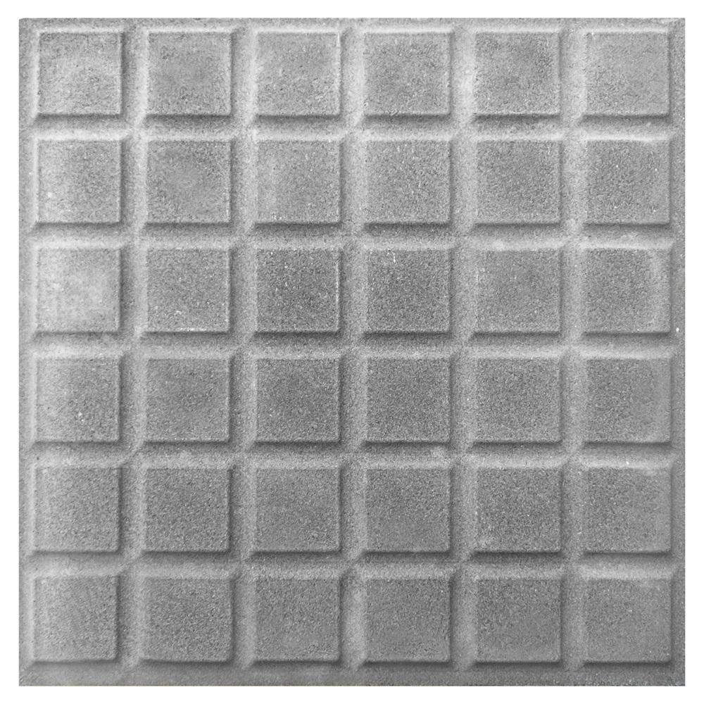Piso Cimentício Rústico Antiderrapante Cinza 30X30Cm | MadeiraMadeira