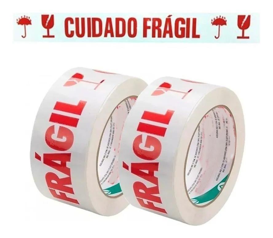 Kit Fita Adesiva 5Pcs Cuidado Frágil 48Mmx50M Larga Embalage ...