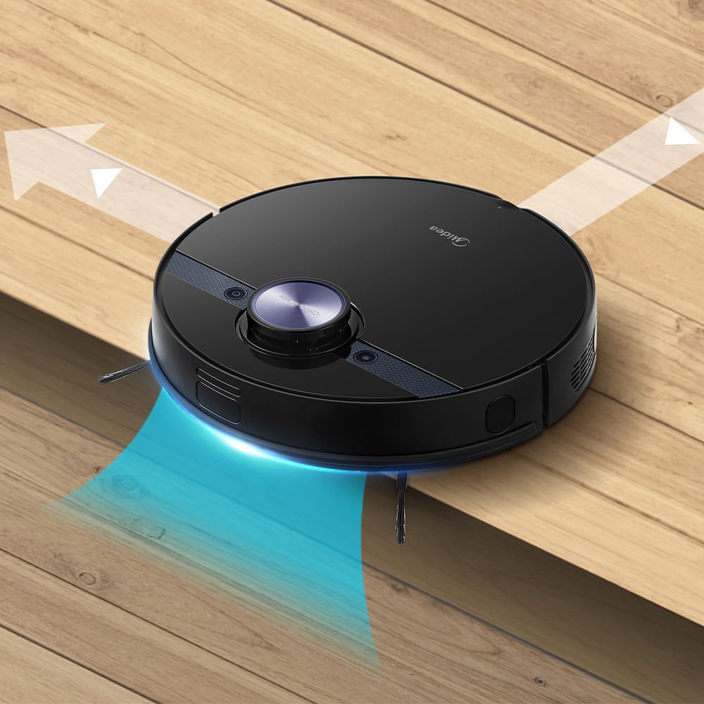Robô Aspirador Midea - Connect Laser | Bivolt | MadeiraMadeira