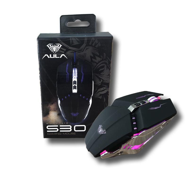 Mouse Gamer 2400 Dpi Rgb S30 Aula 4 Luzes de Fundo | MadeiraMadeira