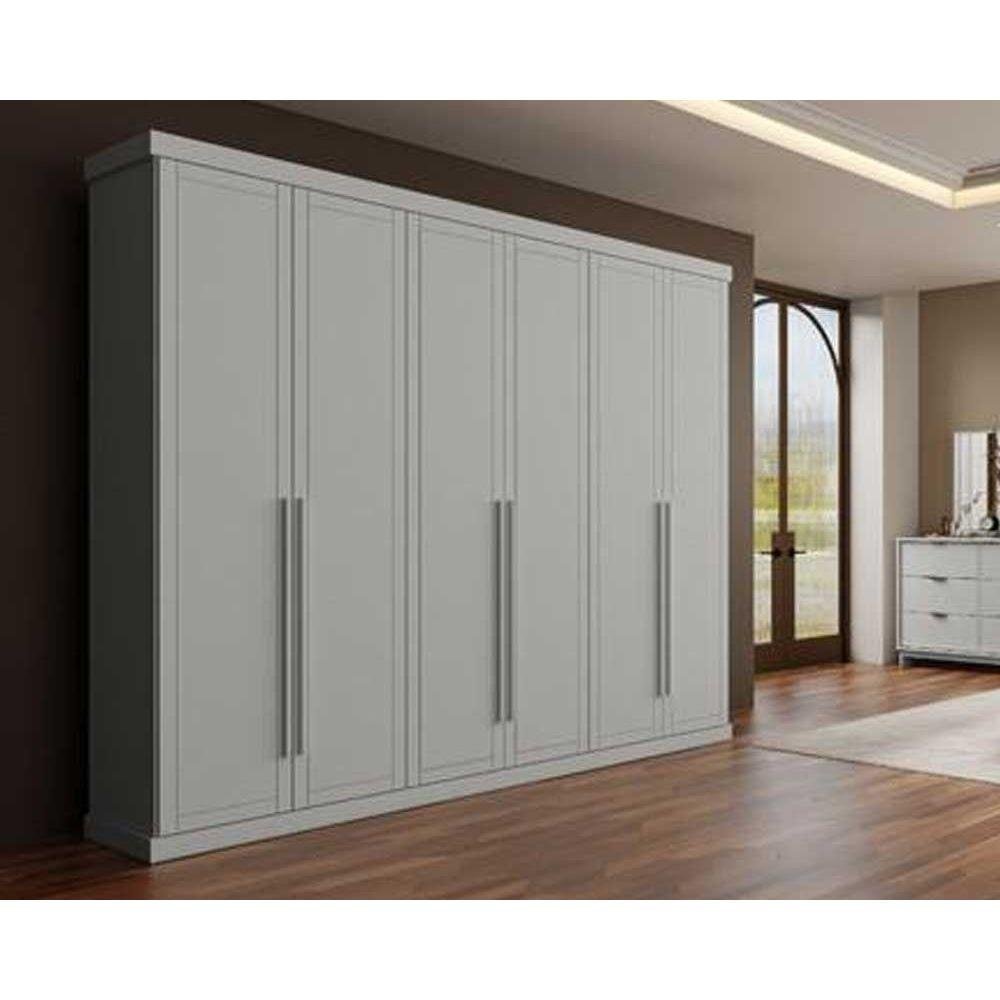 Guarda Roupa Casal 6 Portas e 6 Gavetas Capri 1159 Branco - Carraro ...