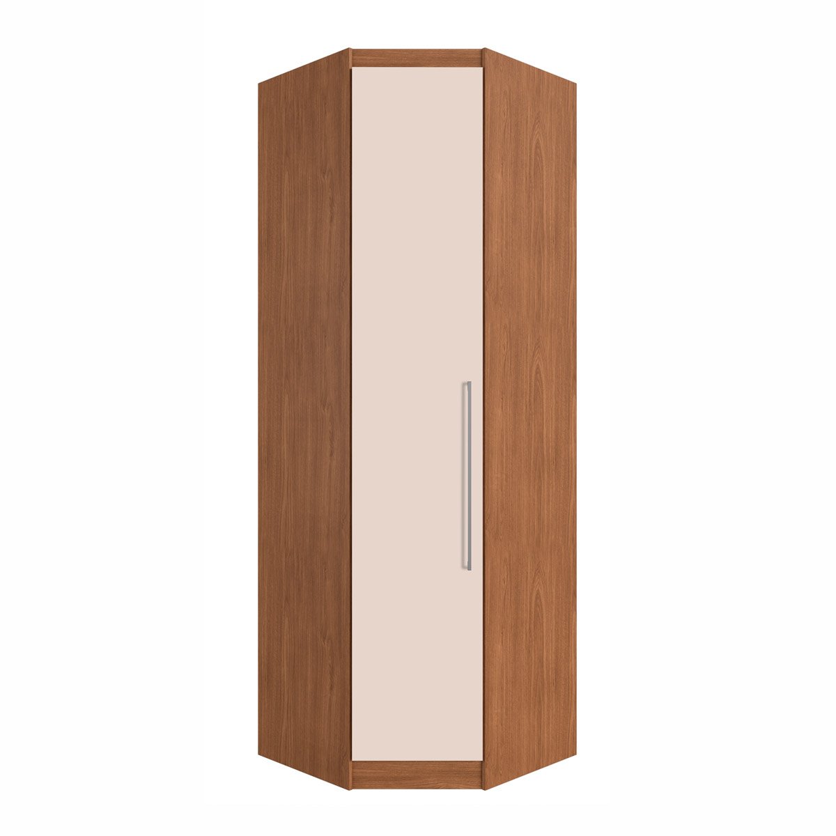 Armário Modulado para Canto com 1 Porta 73 x 218 Cm MDP Freijó Off ...