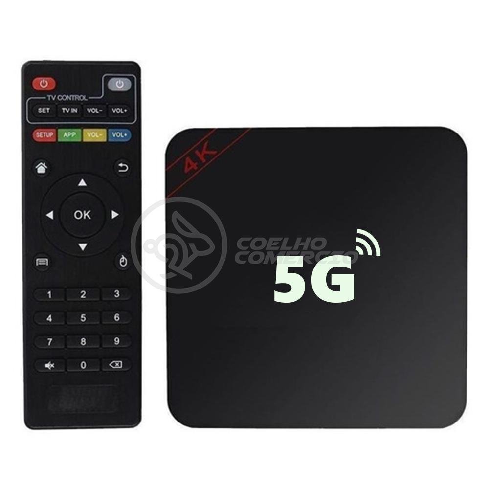 Aparelho Conversor TV em Smart WiFi Android Tv Box 8GB+128GB ...