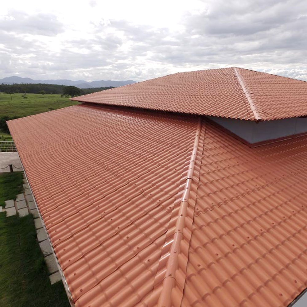 Telha Colonial PVC 2,62x0,86 5 Ondas Afort | MadeiraMadeira
