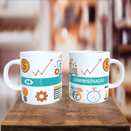 Caneca Personalizada Profissão Administração 4 | MadeiraMadeira