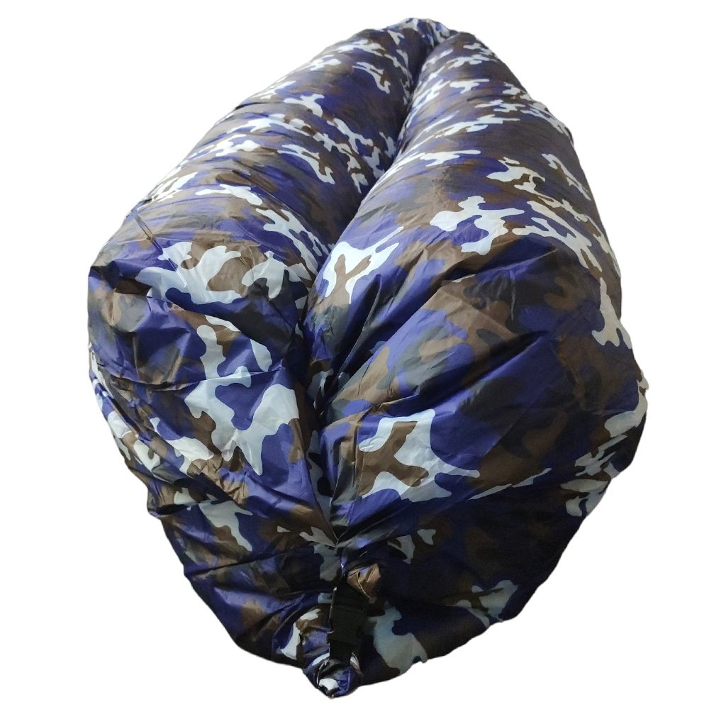 Sofa Colchonete Inflavel Saco de Dormir Camping Puff Acampamento Praia ...