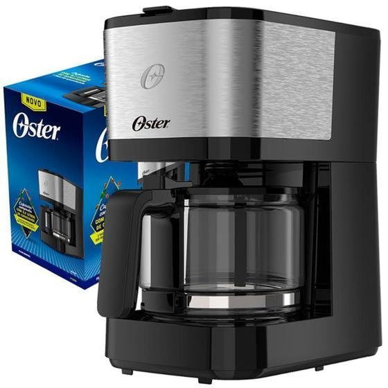 Cafeteira elétrica Inox Oster OCAF300 0,75 220 V | MadeiraMadeira