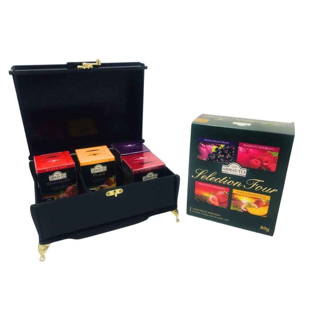 Porta Chá com Chá Inglês Ahmad Tea Selection | MadeiraMadeira