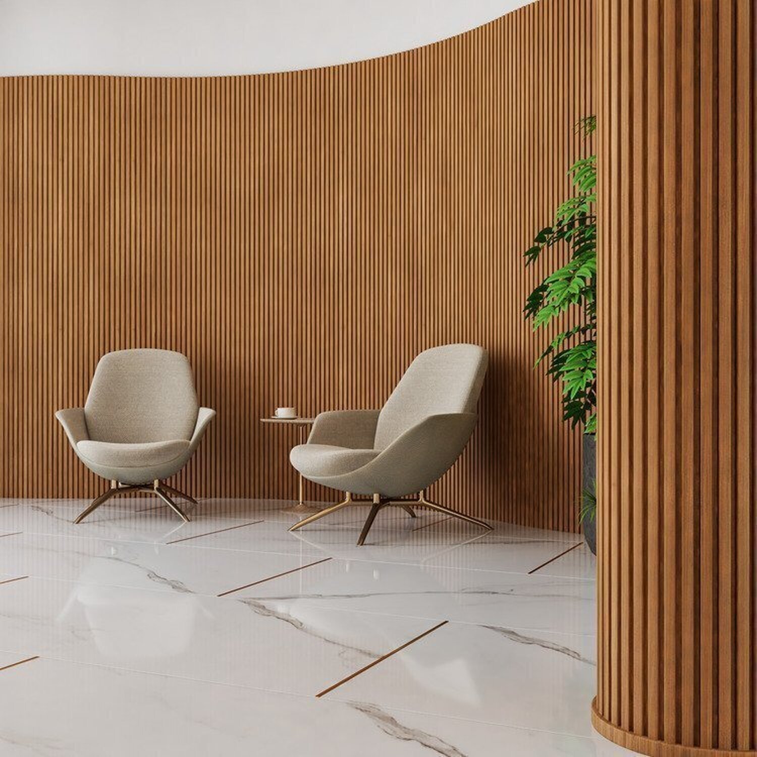 Painel Ripado Flex Gold Fit Mdf Comum 15mm - 140cm X 270cm | MadeiraMadeira