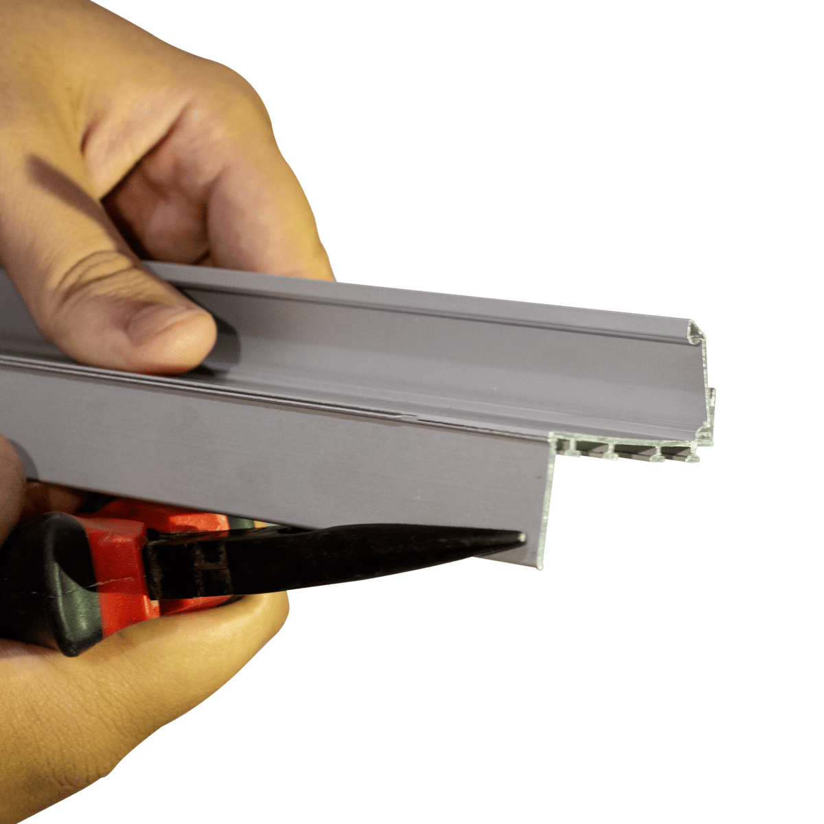 Rodapé Invertido Neri em Aluminio 25mm x 12,5mm - Homeney Alumínio 2m ...