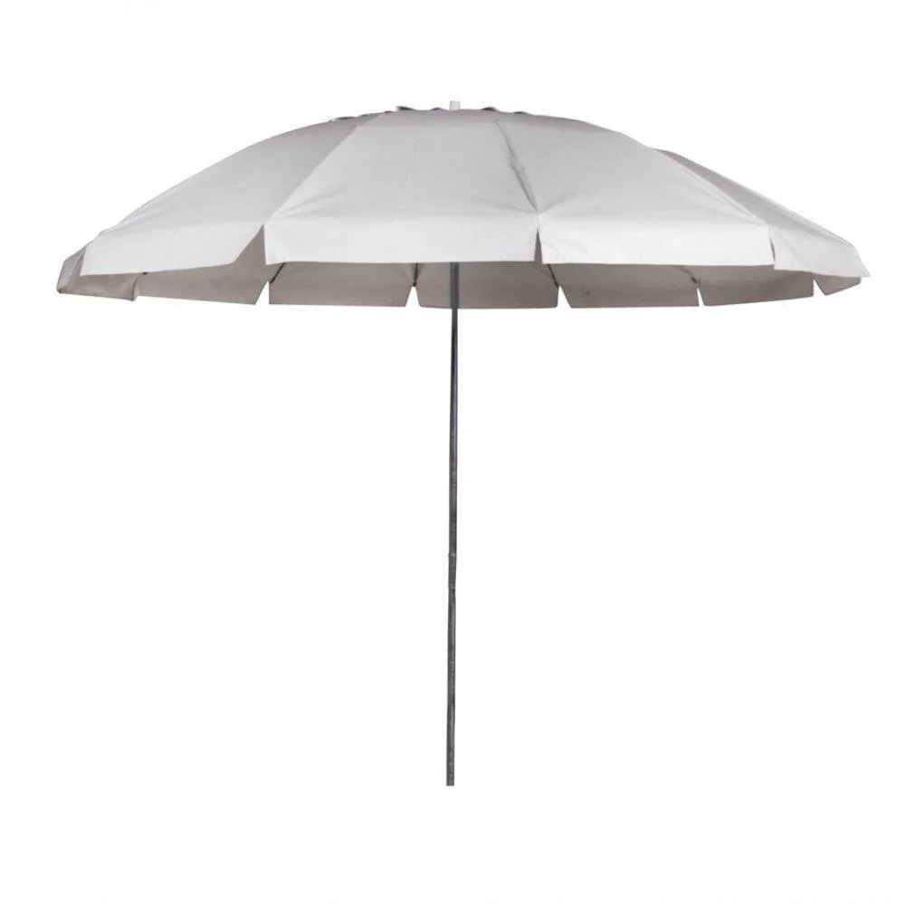 Guarda Sol Gigante Alumínio Vernati 2,40m Cor Branco 240cm | MadeiraMadeira