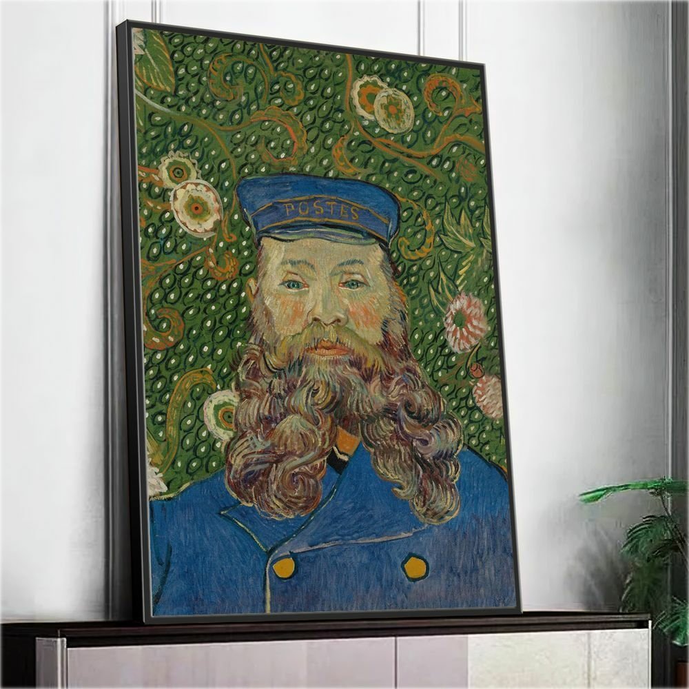 Quadro Decorativo Van Gogh Vertical Retrato De Joseph Roulin:150x100 ...