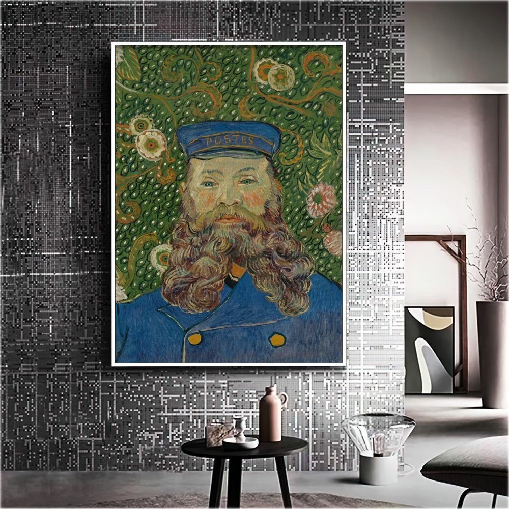 Quadro Decorativo Van Gogh Vertical Retrato De Joseph Roulin:150x100 ...