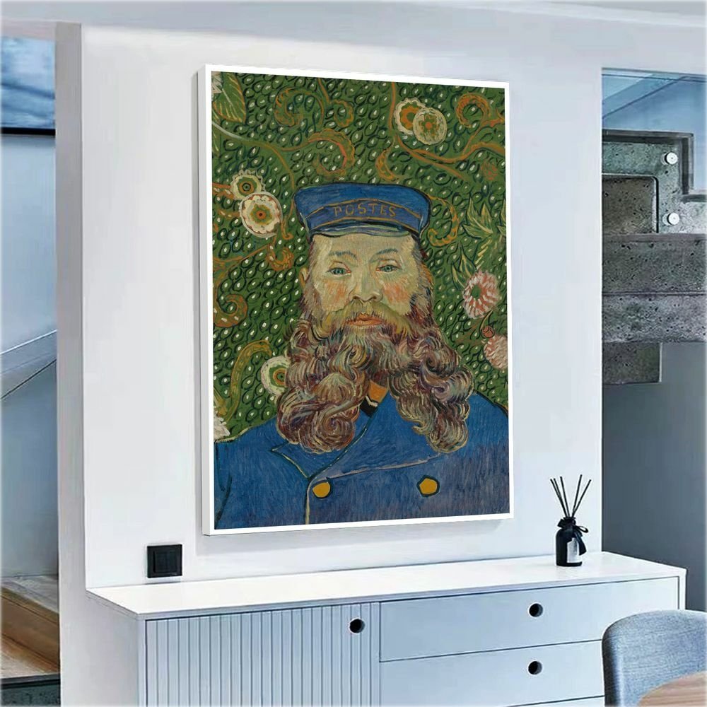 Quadro Decorativo Van Gogh Vertical Retrato De Joseph Roulin:150x100 ...