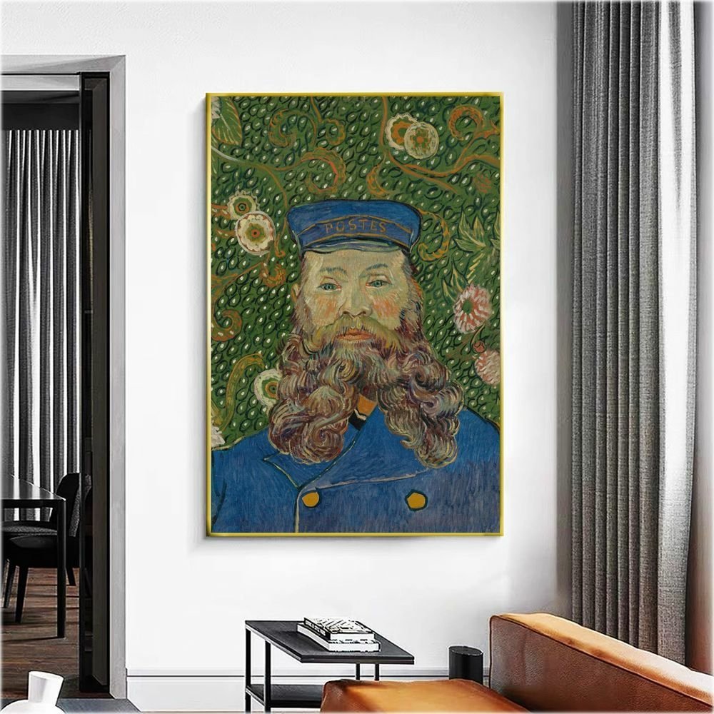 Quadro Decorativo Van Gogh Vertical Retrato De Joseph Roulin:150x100 ...
