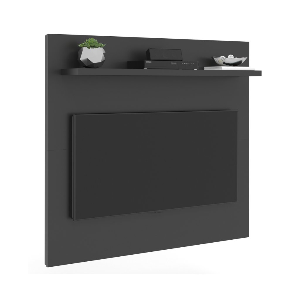 Painel Premium Home para Tv até 32 Polegadas Yan Preto Acetinado ...